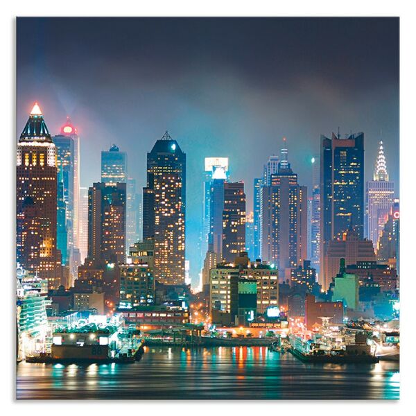Artland Küchenrückwand "New York City Times Square", (1 tlg.), Alu ...