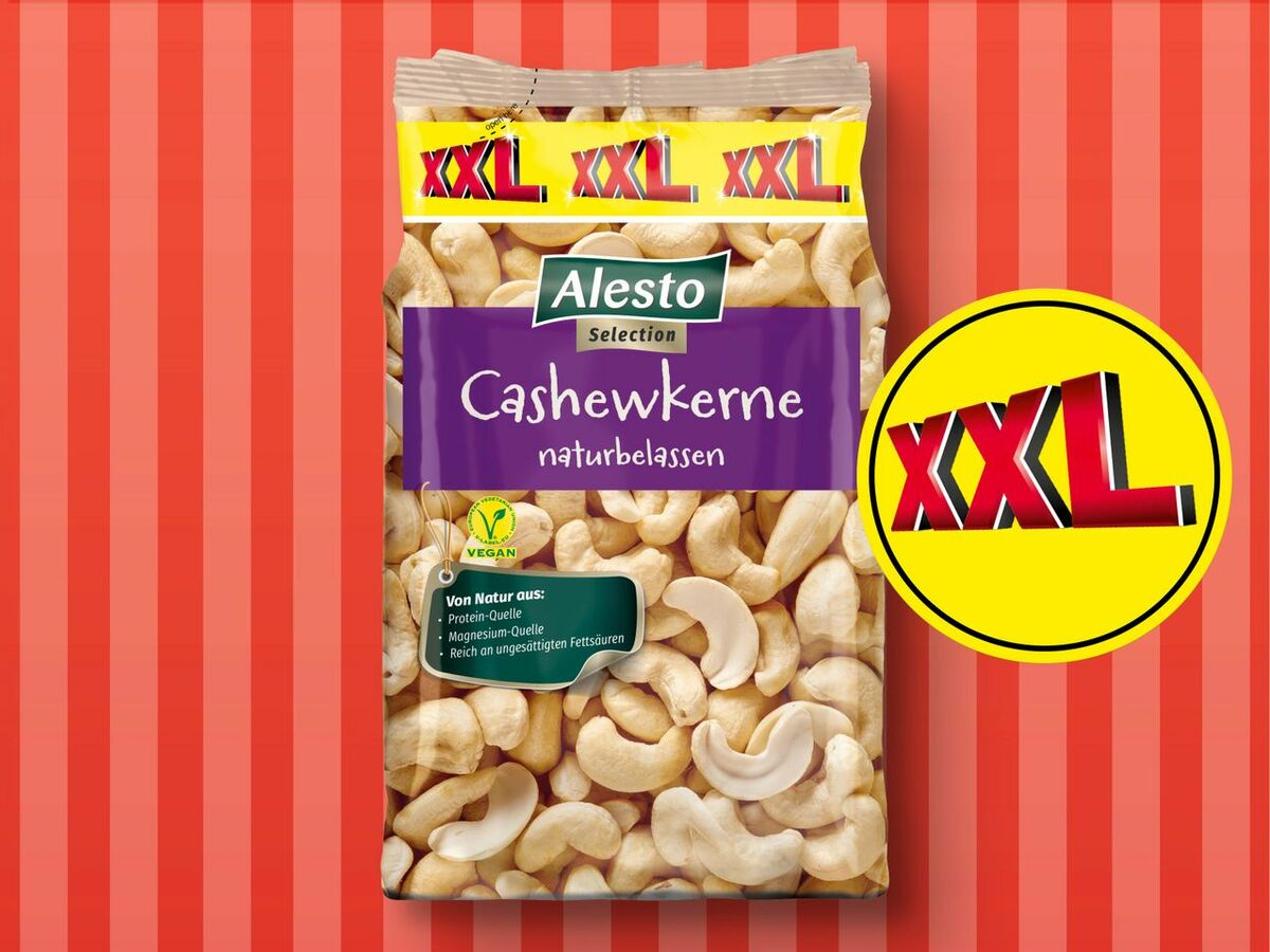 Alesto Selection Cashewkerne XXL, 500 g von Lidl ansehen!