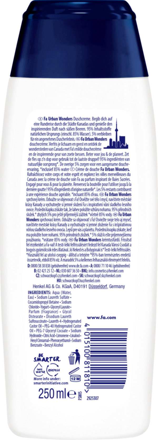 Fa Duschgel Urban Wonders Winter Edition im Angebot – Aktuelle Preise ...