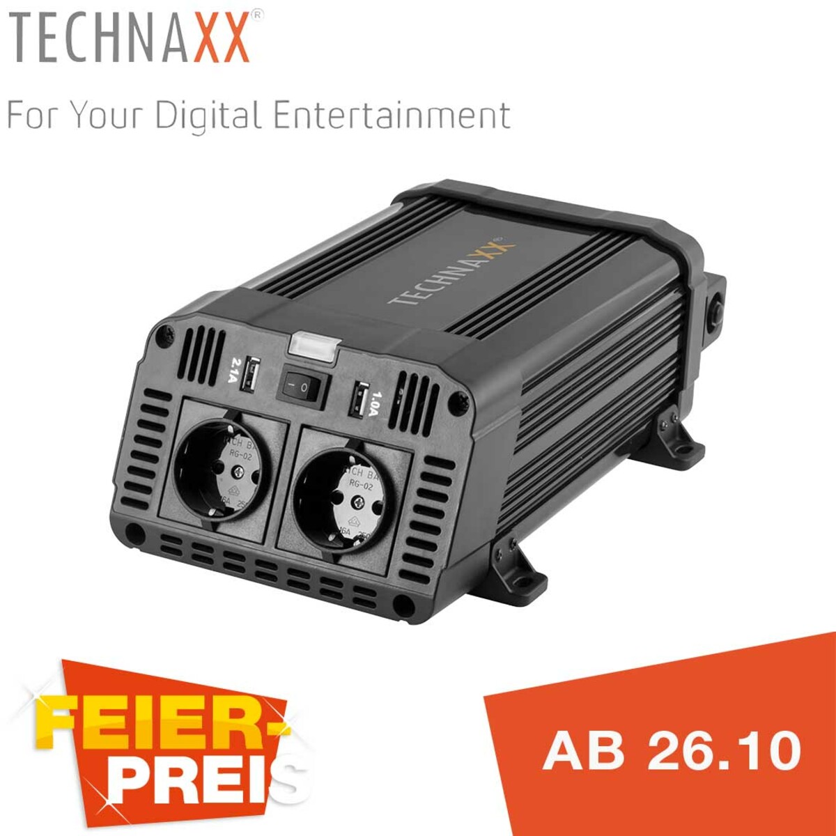 WECHSELRICHTER 1200W TE16 • mobile Nutzung versch. Elektrogeräte über ...