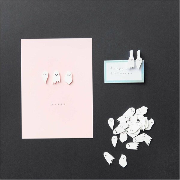 Ohhh! Lovely! Holzclips Gespenster Mix weiß 8 Stück von idee. der ...