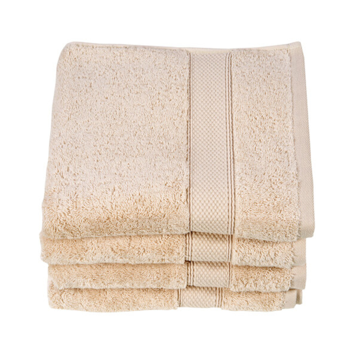 Handtuch Frottier-Serie Hotel, 2x2er Pack, beige im Angebot – Aktuelle ...