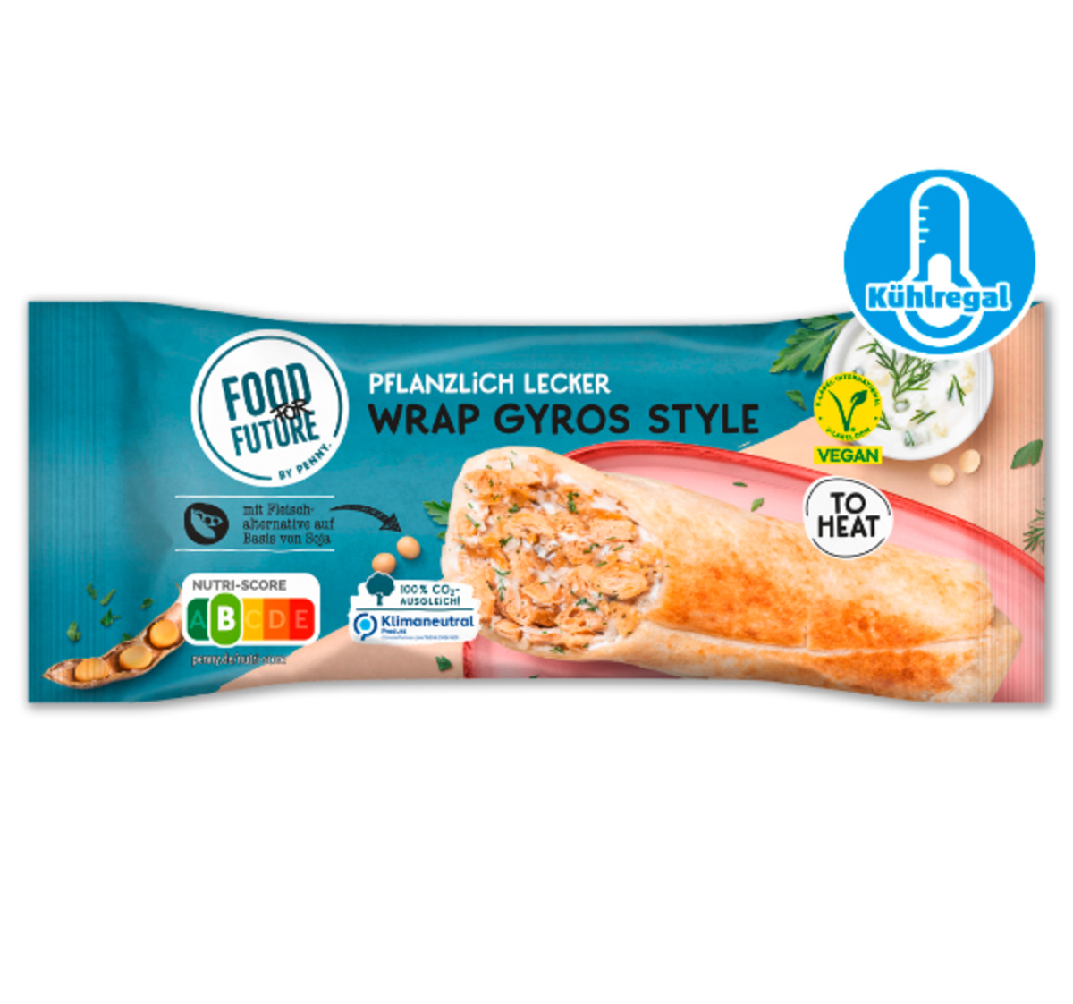 FOOD FOR FUTURE Veganer Gyros-Wrap* von Penny Markt ansehen!