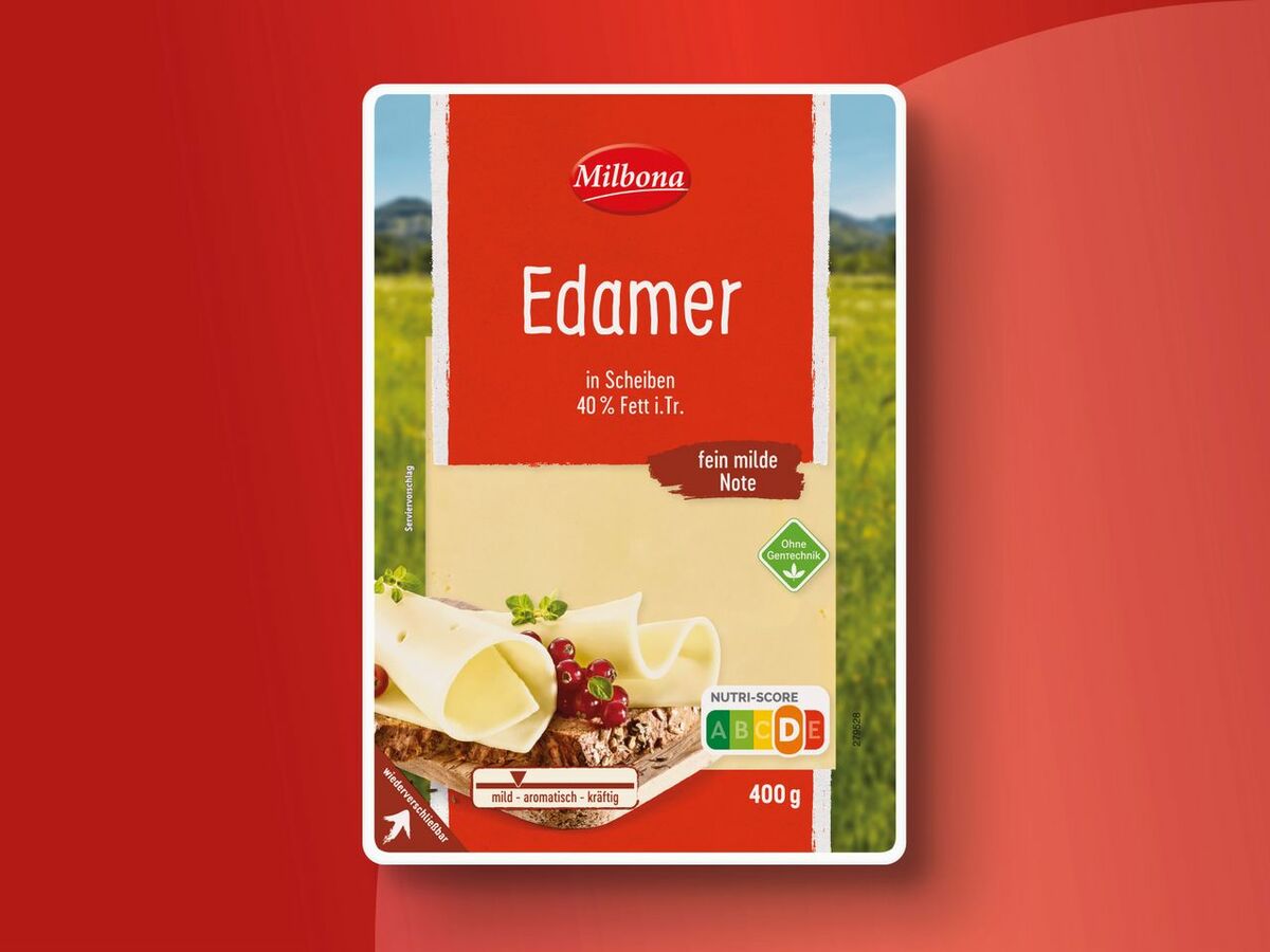 Milbona Edamer, 400 g von Lidl ansehen!