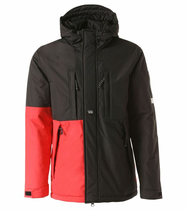 YOUNG & RECKLESS Lined Parka für Herren Kapuze mit Visier Übergangs ...