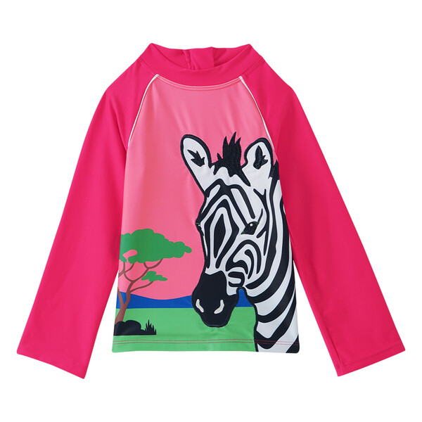 Mädchen UV-Badeshirt mit Zebra-Motiv von Ernstings Family ansehen!