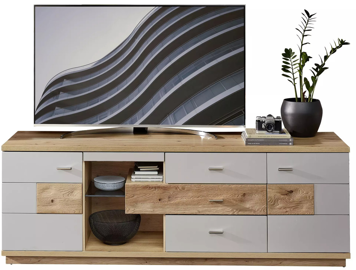 TV-Lowboard, Grau ansehen!