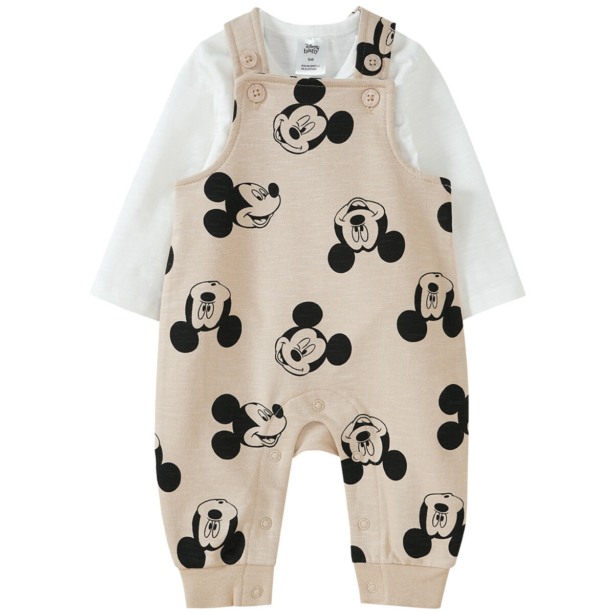 Micky Maus Strampler und Langarmbody im Set von Ernstings Family ansehen!