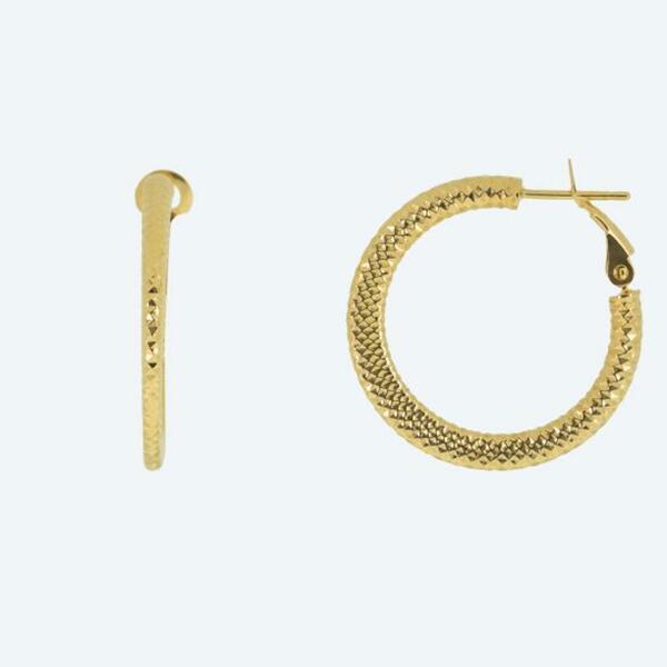 Creolen 585 Gelbgold diamantiert ansehen!