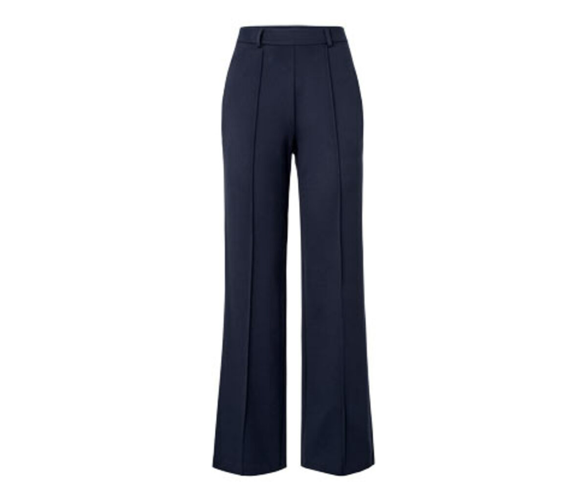 Jerseyhose mit Biese, dunkelblau von Tchibo für 29,99 € ansehen!