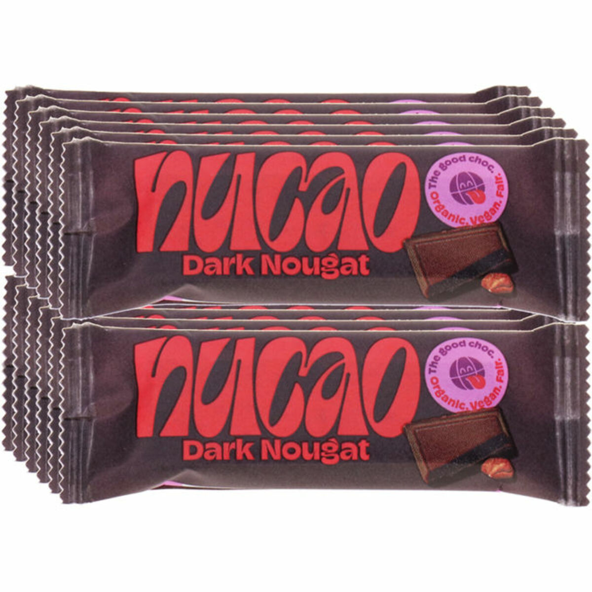 nucao BIO Schokoriegel Dark Nougat, 12er Pack von Motatos ansehen!