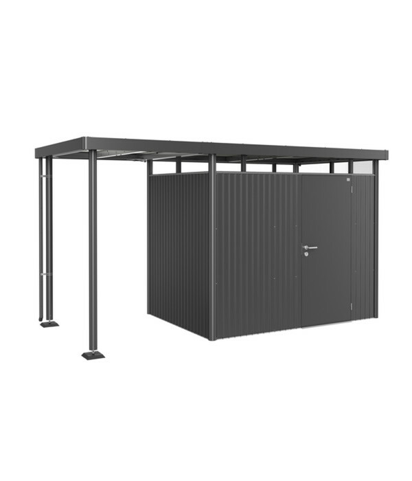 Biohort Seitendach für Gerätehaus HighLine H2, dunkelgrau-metallic von ...
