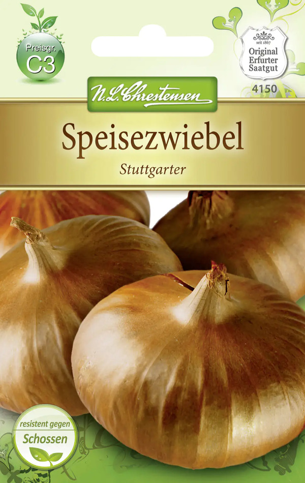 N.L.Chrestensen Saatgut Speisezwiebeln ca. 8 bis 10 lfd. Meter von ...