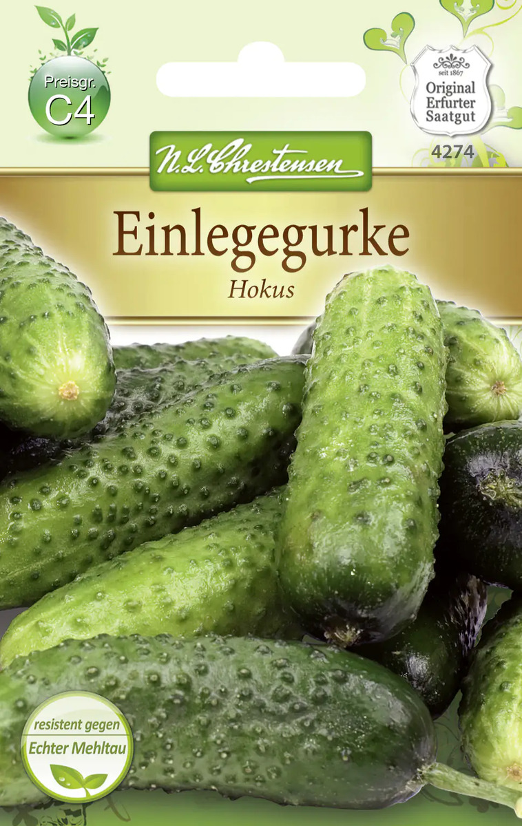 N.L.Chrestensen Saatgut Einlegegurke ca. 50 Pflanzen von Globus ...