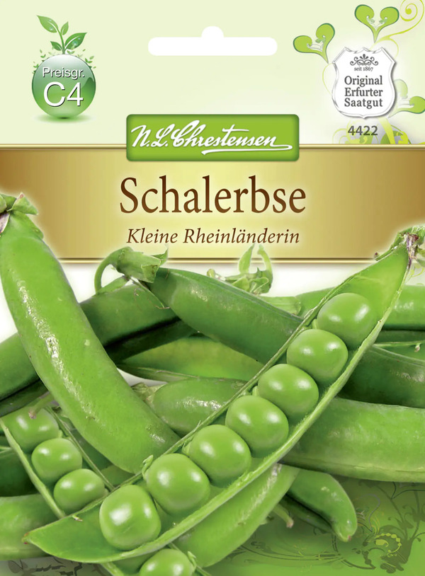 N.L.Chrestensen Saatgut Schalerbsen ca. 12 lfd. Meter von Globus ...