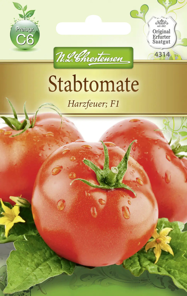 N.L.Chrestensen Saatgut Stabtomaten ca. 10 Pflanzen von Globus Baumarkt ...
