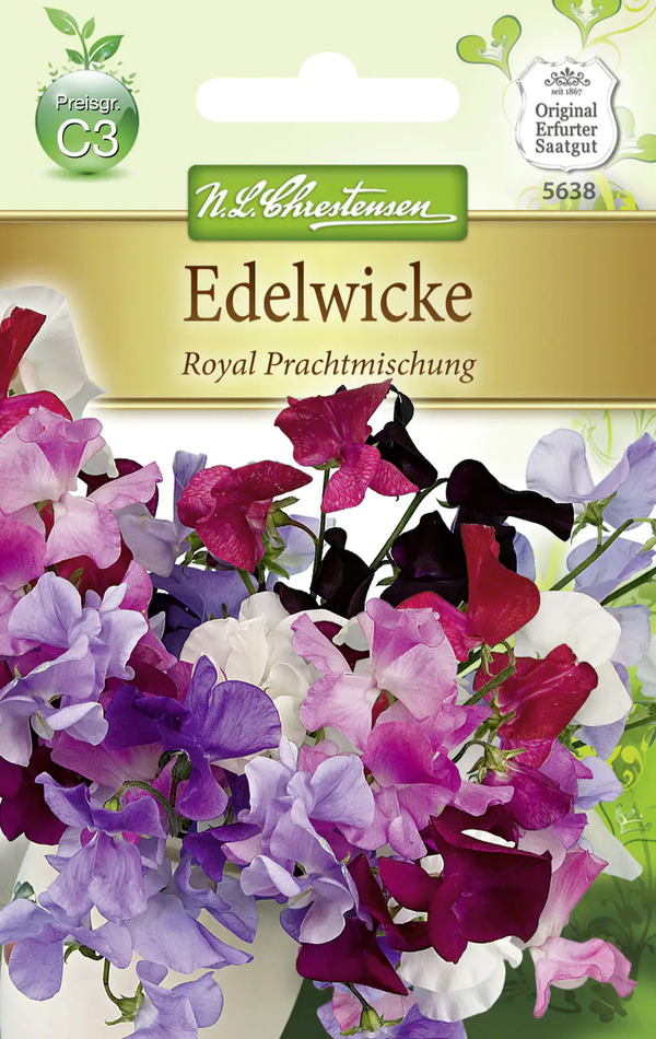 N.L.Chrestensen Saatgut Edelwicken ca. 40 Pflanzen von Globus Baumarkt ...