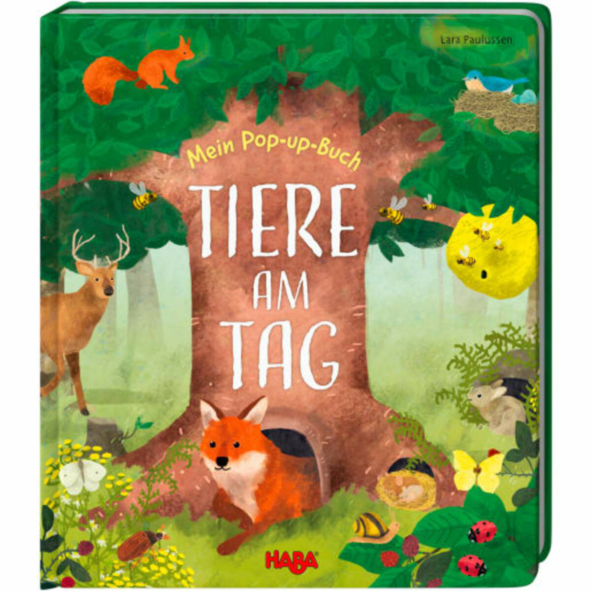 Mein Pop-up-Buch Tiere am Tag HABA 305835 Bunt ansehen!