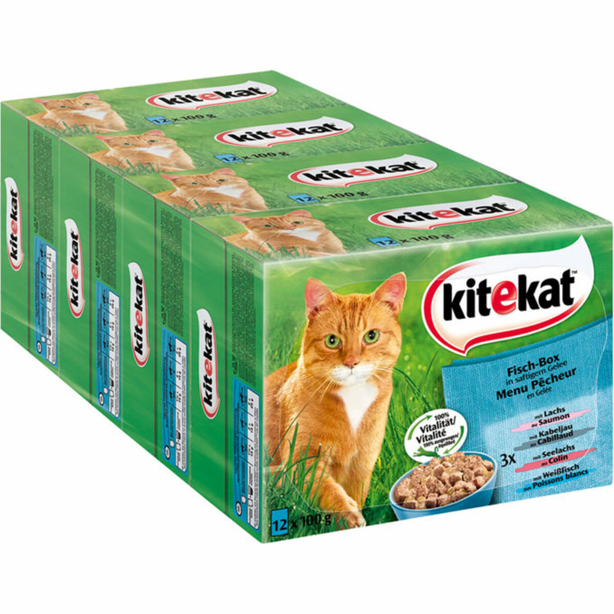Kitekat Fisch Box in Gelee, 48er Pack von Motatos ansehen!