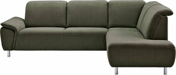 CALIZZA INTERIORS Ecksofa Nell, inklusive Kopfteilverstellung, Grün von ...