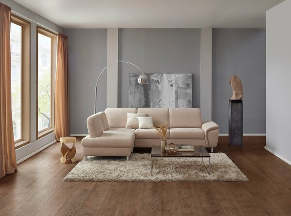 CALIZZA INTERIORS Ecksofa Jade, Kopfteilverstellung und ...