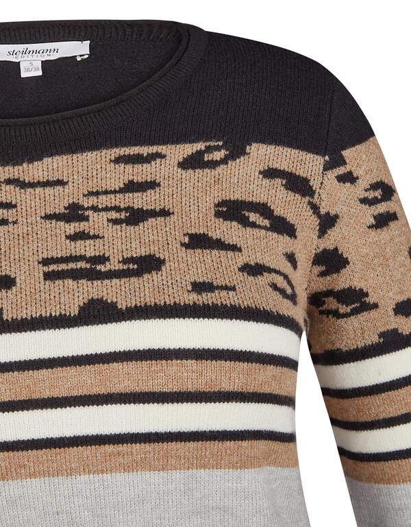 Steilmann Edition - Pullover mit Mustermix von Adler ansehen!