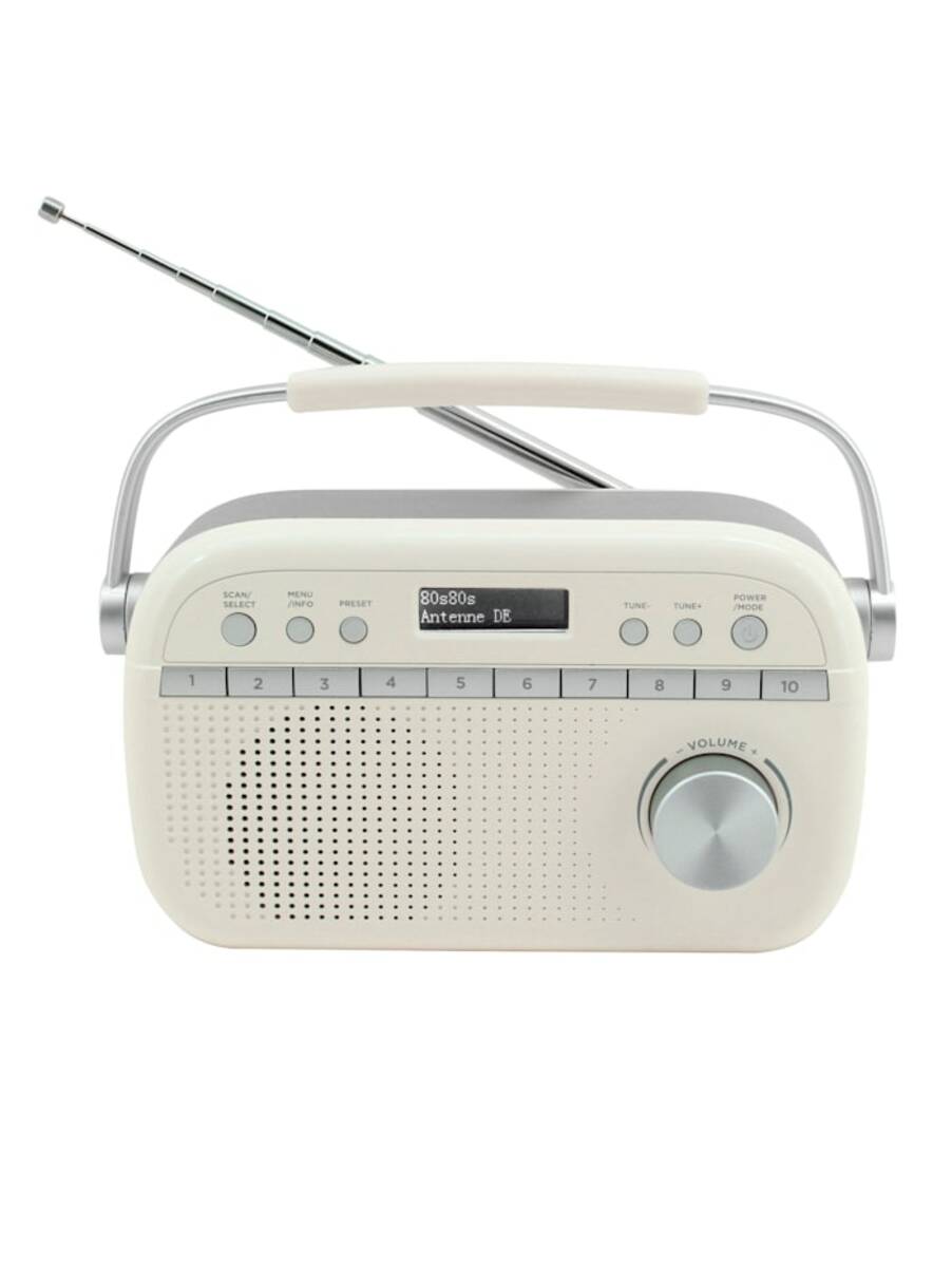 DAB+/UKW-RDS Digitalradio Soundmaster Beige ansehen!