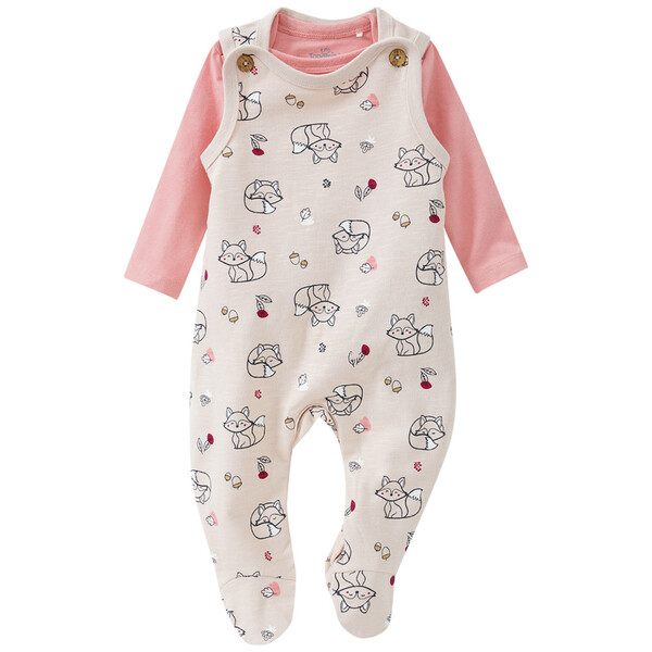 Newborn Strampler und Body im Set HELLBEIGE / ROSA von Ernstings Family ...