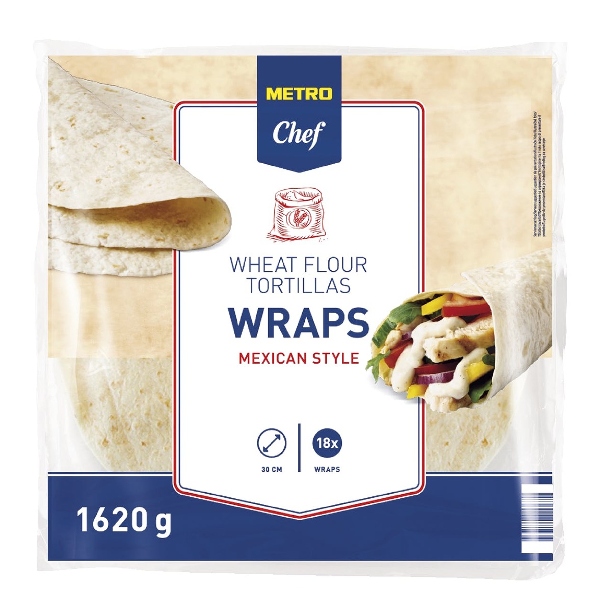 METRO Chef Weizen Wraps Mexican Style (1,62 kg) von METRO ansehen!