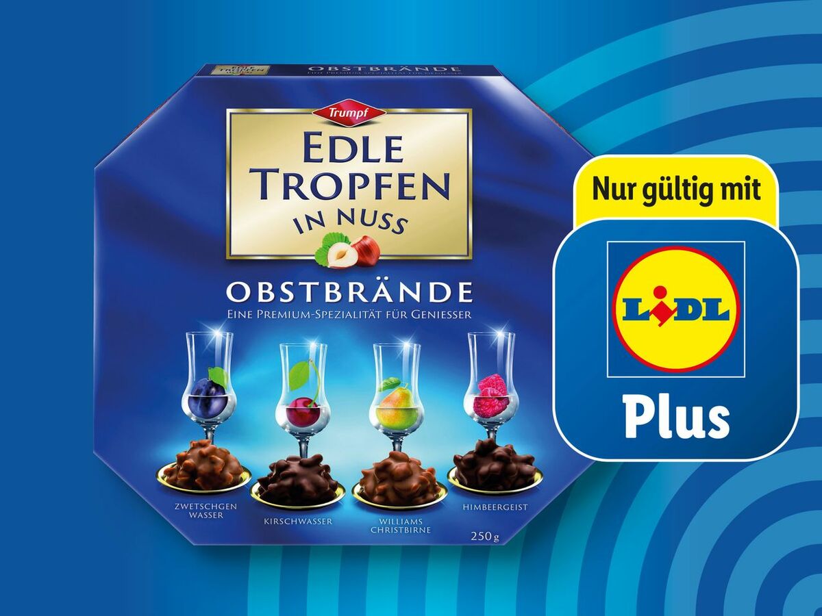 Trumpf Edle Tropfen in Nuss Obstbrände, 250 g von Lidl ansehen! Trumpf Edle Tropfen in Nuss Obstbrände, 250 g von Lidl ansehen!