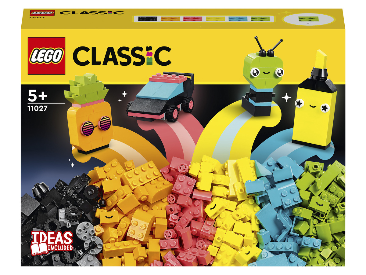 LEGO® Classic 11027 »Neon Kreativ-Bauset« von Lidl ansehen!