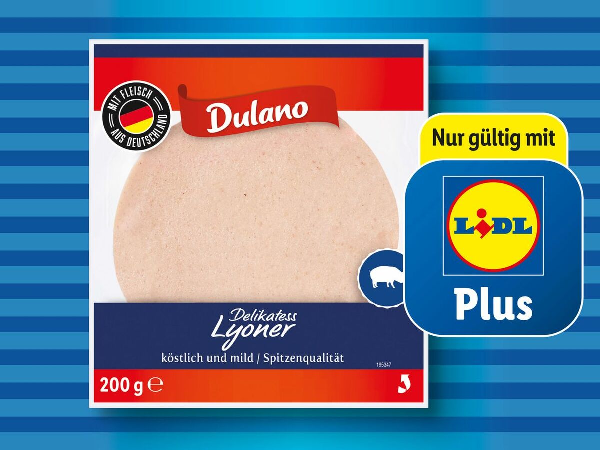 Dulano Delikatess Lyoner, 200 g von Lidl ansehen!