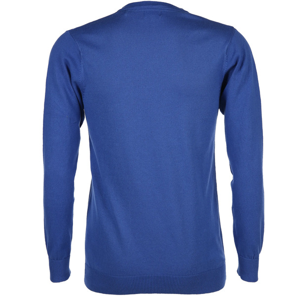 Herren Pullover mit V-Ausschnitt Blau von AWG Mode ansehen!