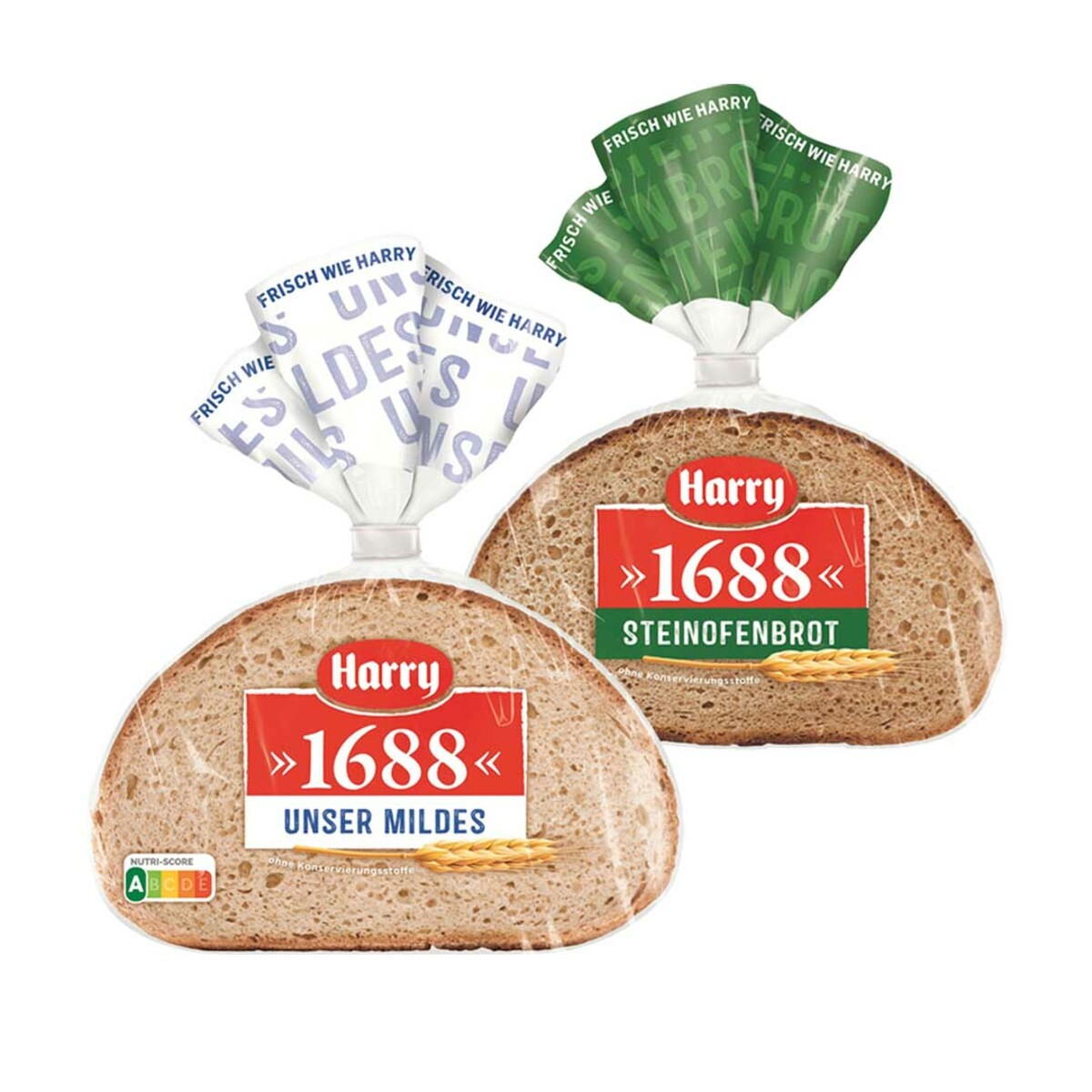 HARRY »1688« UNSER MILDES oder STEINOFENBROT geschnitten, je 500-g-Pckg ...