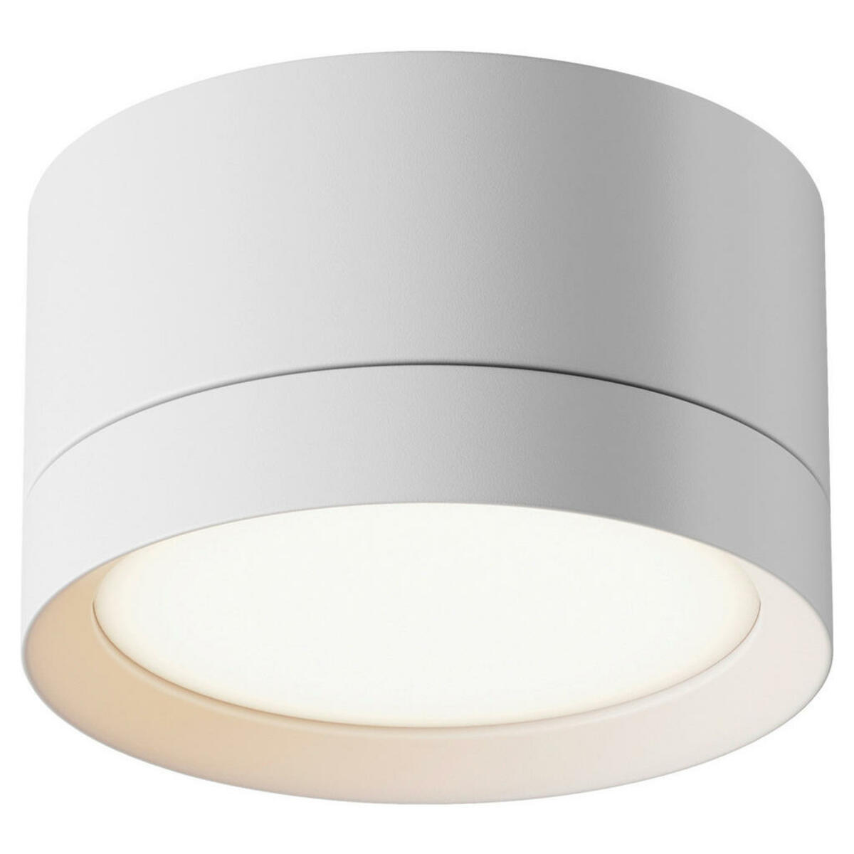 Strahler, Weiß, Metall, Kunststoff, rund,rund, 5 cm, CE, gleichmäßige ...