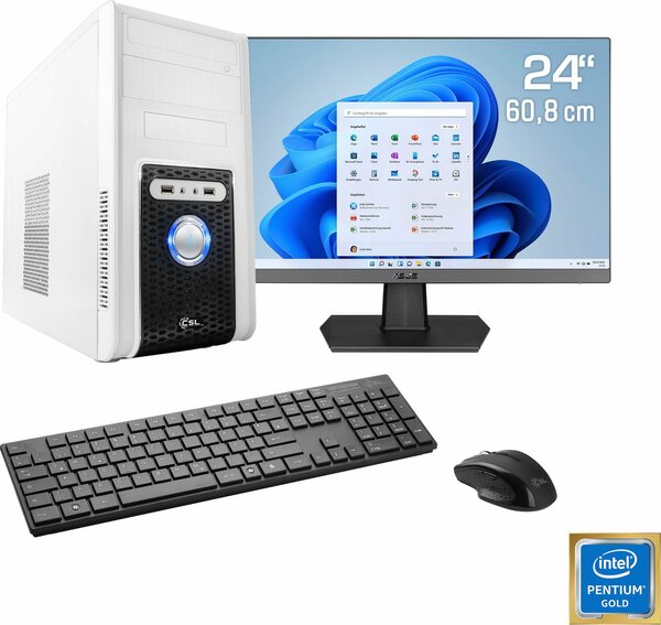 CSL Speed V1722 PC-Komplettsystem (24, Intel® Pentium Gold G6400, Intel ...