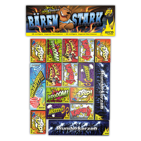 Nico Feuerwerk Bärenstark 16-teilig von Norma ansehen!