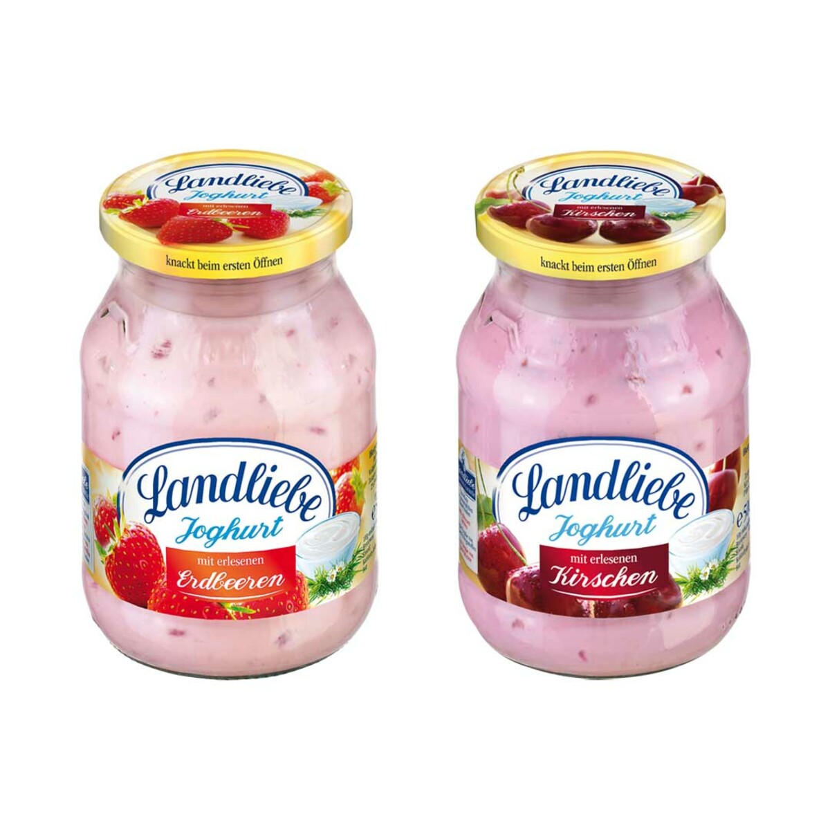 LANDLIEBE FRUCHTJOGHURT und weitere Sorten, 3,8% Fett, je 500-g-Glas ...