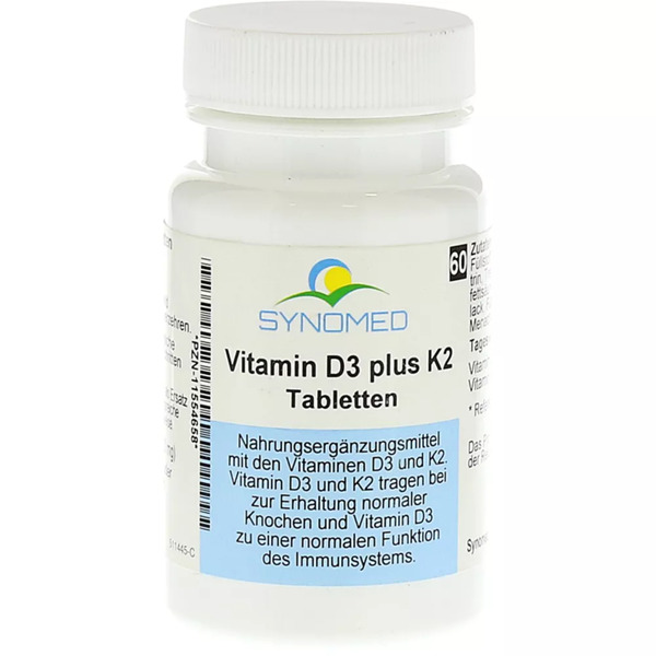 Vitamin D3 PLUS K2 Tabletten 60 St ansehen!
