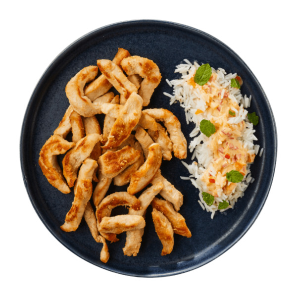 MEINE METZGEREI Hähnchengeschnetzeltes „Gyros Art" XXL von ALDI Nord ...