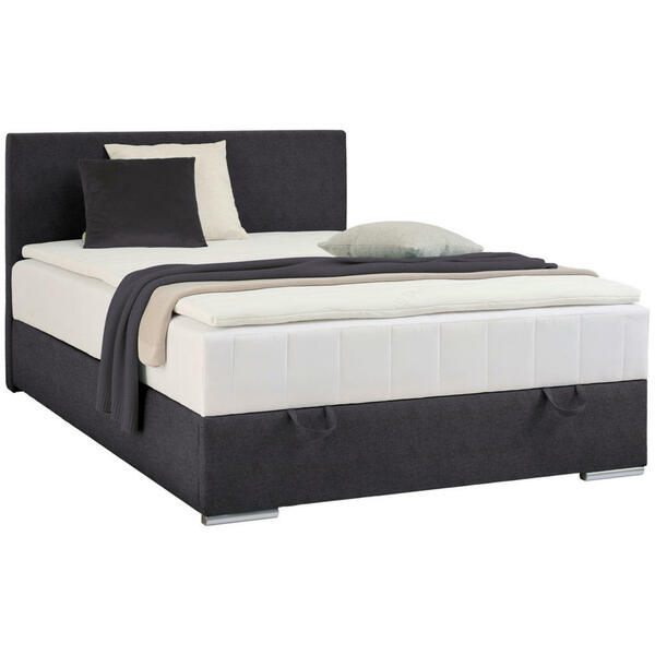 Carryhome Boxbett, Graphit, Textil, H3, Höhe ca. 22 cm, 90x200 cm ...