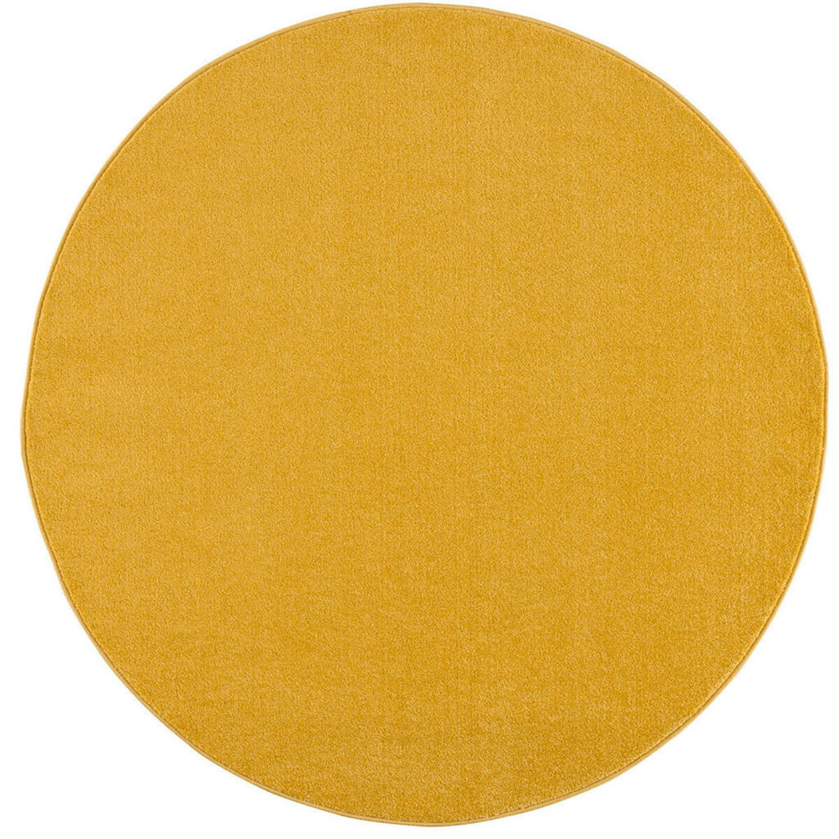 Novel Webteppich Uni, Gelb, Textil, Uni, rund, Oeko-Tex® Standard 100 ...