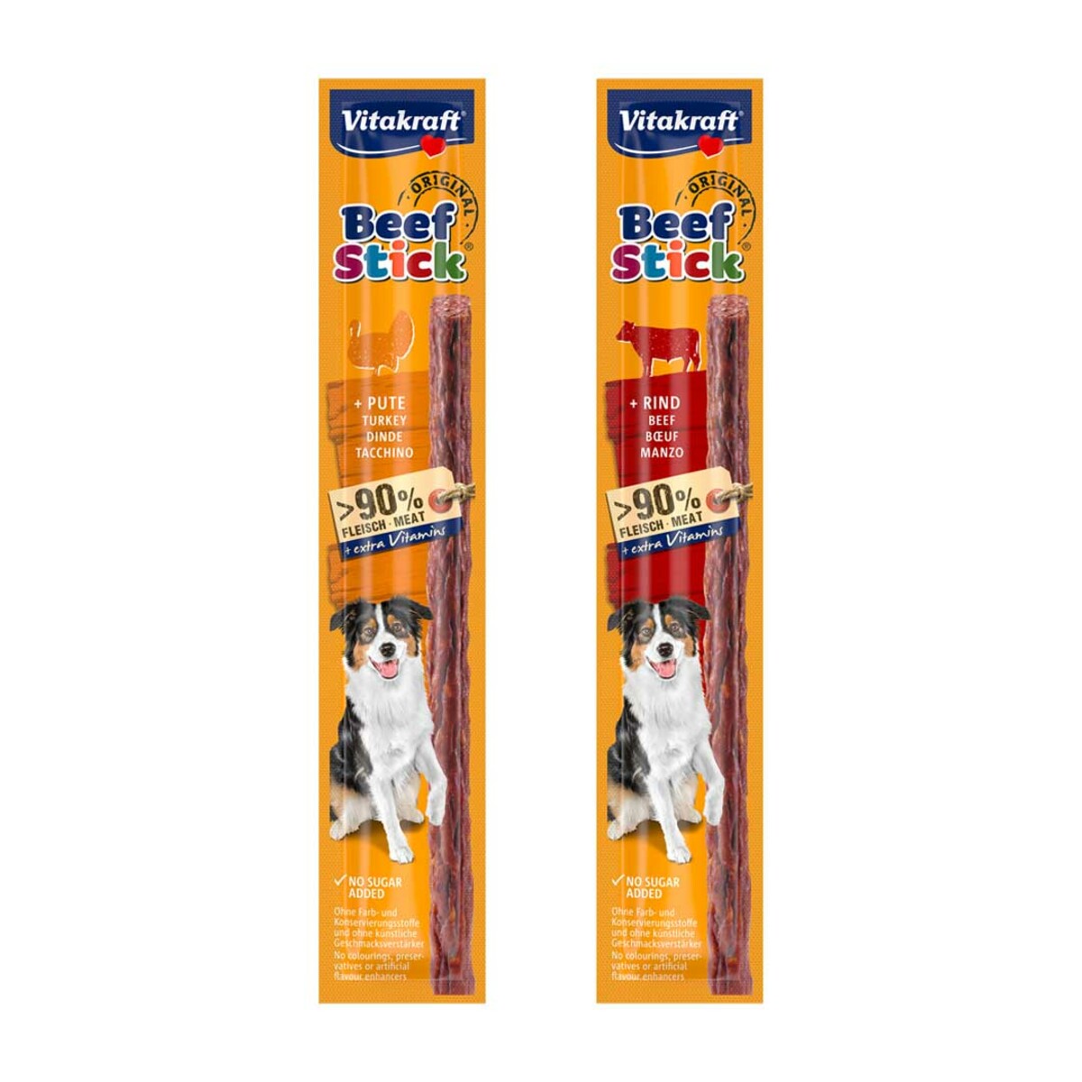 VITAKRAFT BEEF STICK versch. Sorten, je 12-g-Pckg. ansehen!
