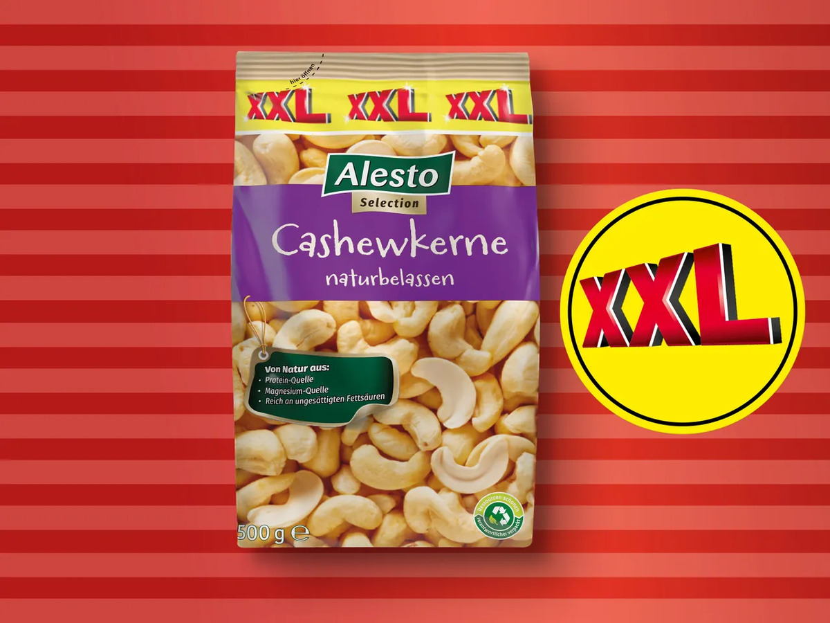 Alesto Selection Cashewkerne XXL, 500 g von Lidl ansehen!