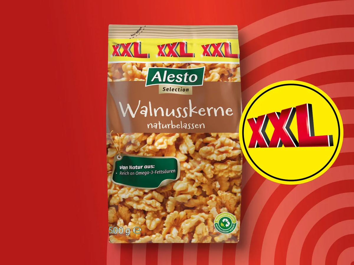 Alesto Selection Walnusskerne XXL, 500 g von Lidl ansehen!