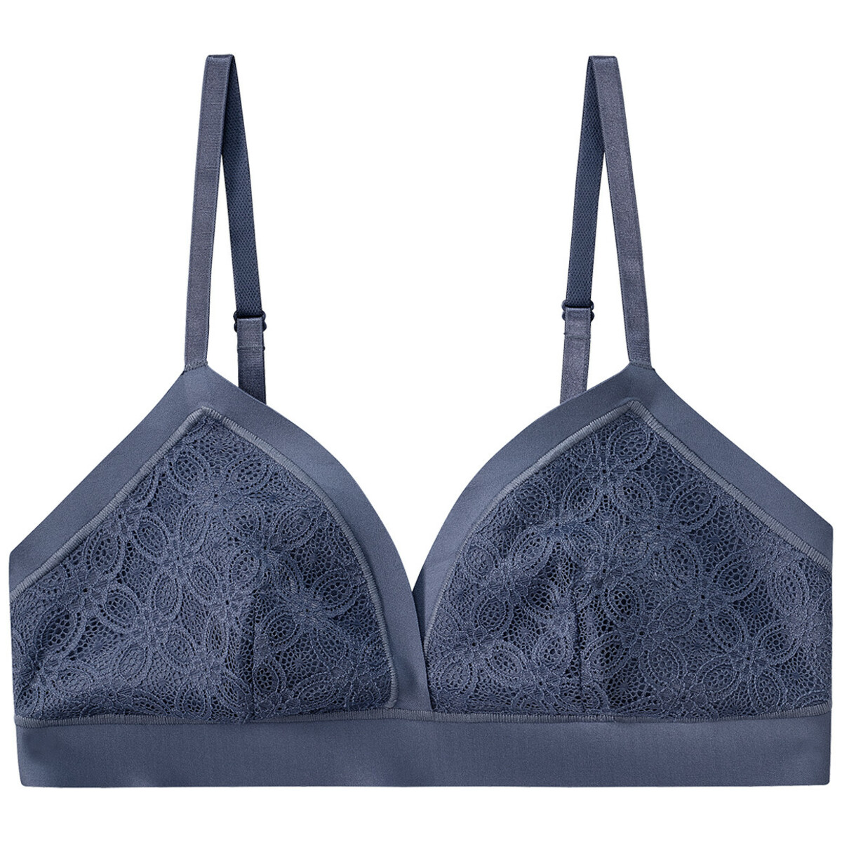 Damen Bralette-BH mit Spitze DUNKELBLAU von Ernstings Family ansehen!