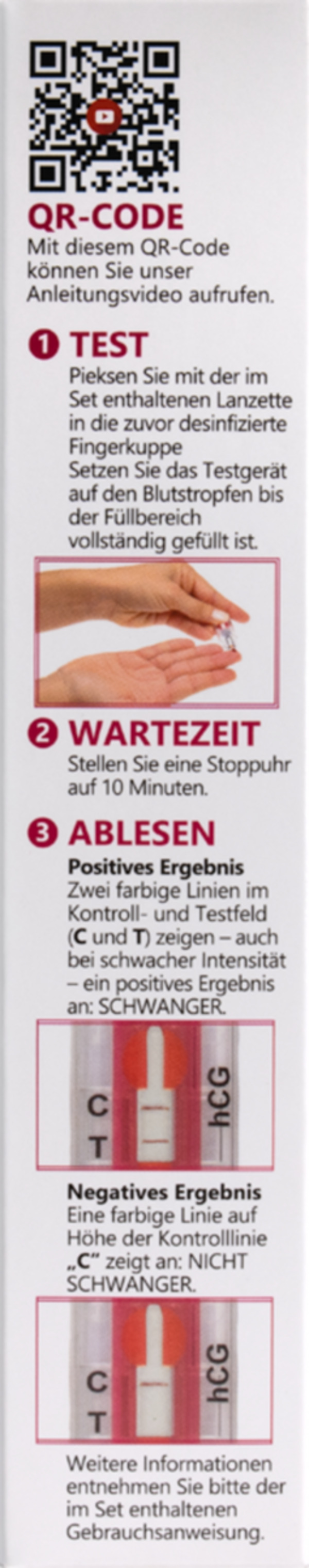 First to know Schwangerschaftstest von ROSSMANN für 14,99 € ansehen!