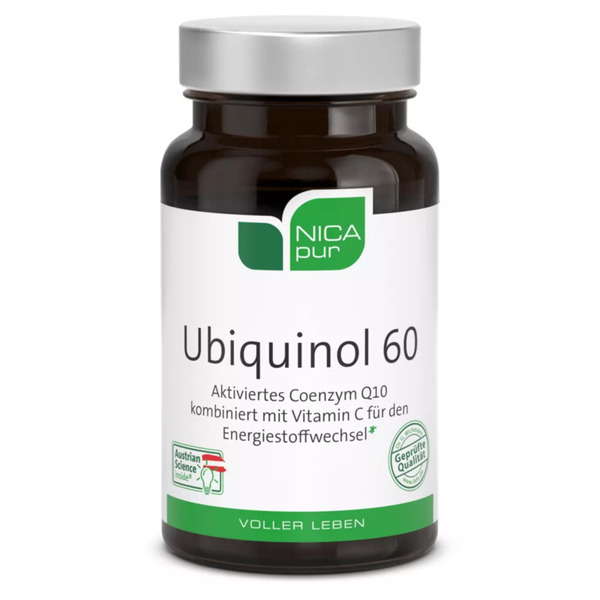 Nicapur Ubiquinol 60 Kapseln 60 St ansehen!