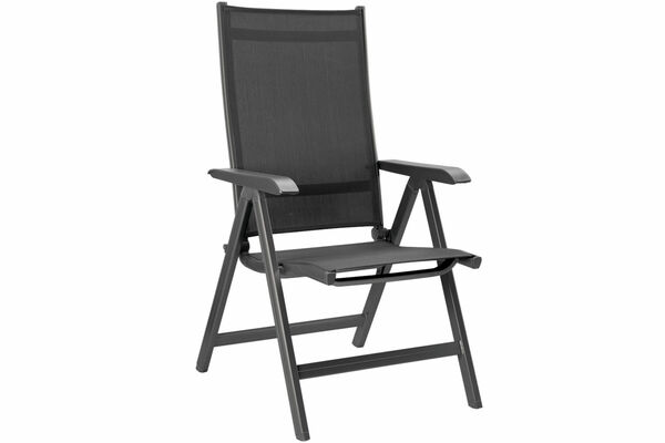 KETTLER BasicPlus Multipositionssessel, anthrazit/anthrazit, Alu/Textilene, 0301201-7000 ansehen!