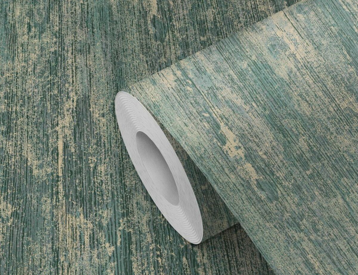 Vinyltapete Uni Grün Gold von tedox ansehen!